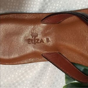 Eliza B. | Shoes | Eliza B Leather Thong Sandals | Poshmark